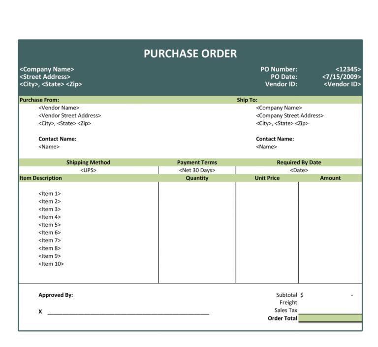 Purchase Order: Types, Examples and Templates